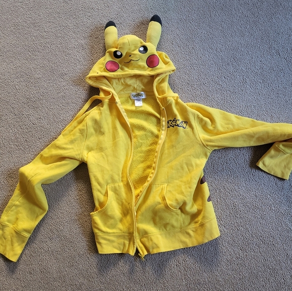 Jackets & Coats | Pokemon Pikachu Yellow Hoodie | Poshmark